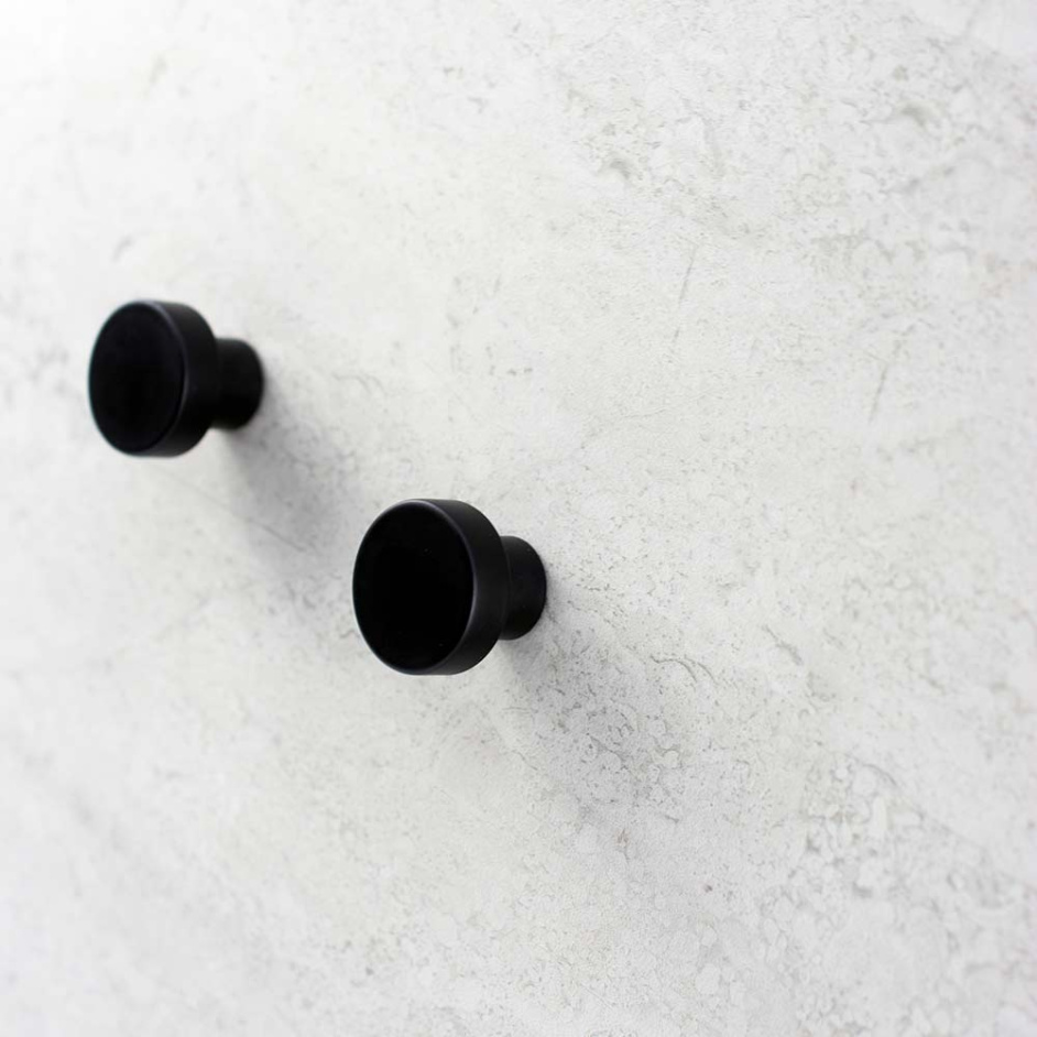 Knagg Mood - Matt Sort | Beslagonline.no